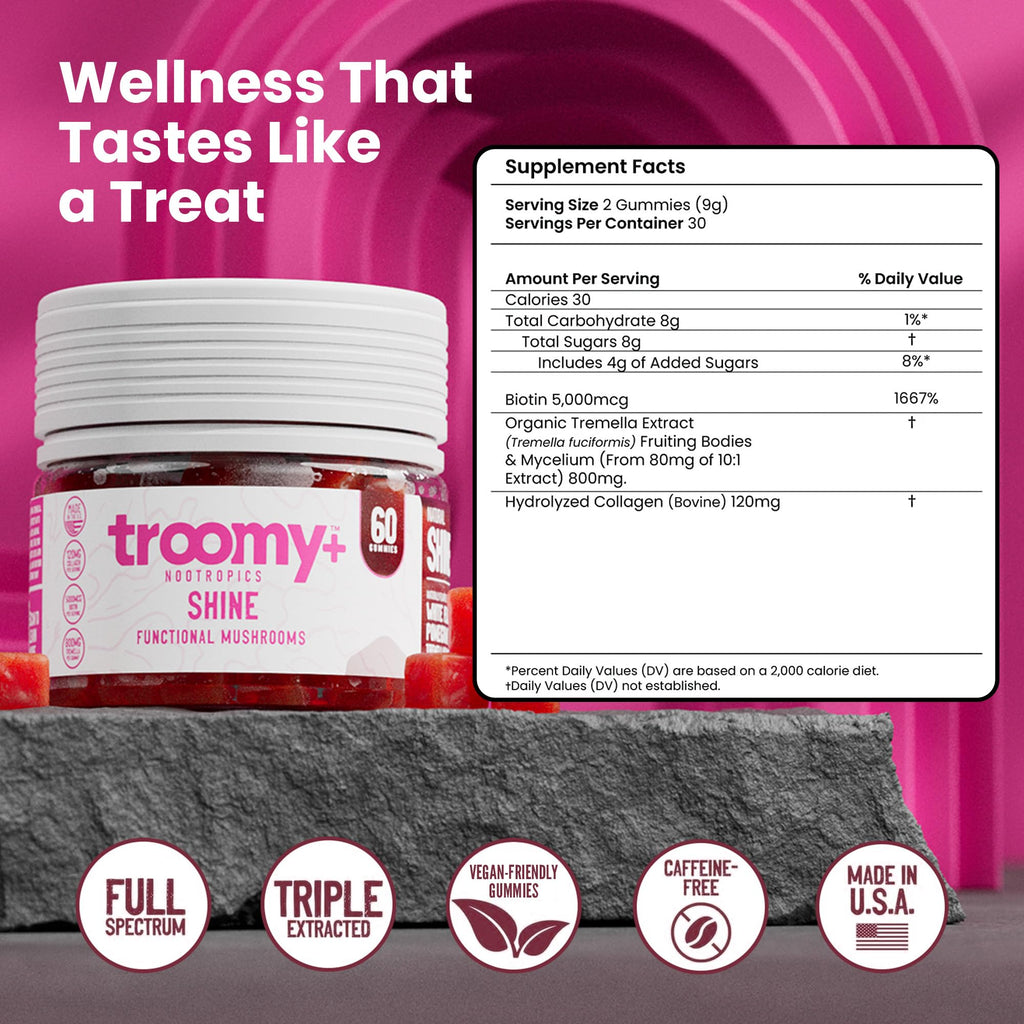 Herbal mushroom supplements for wellness