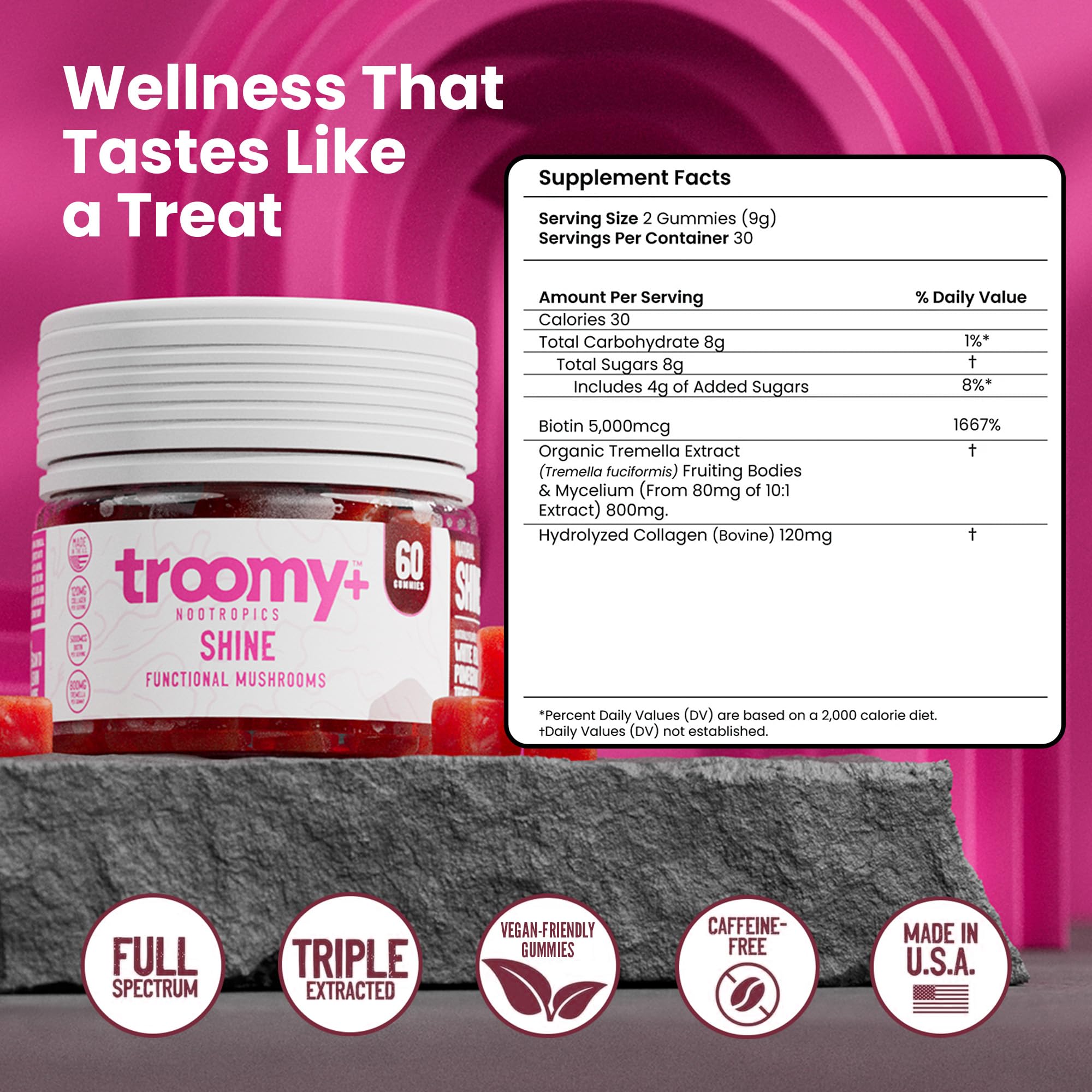 Herbal mushroom supplements for wellness