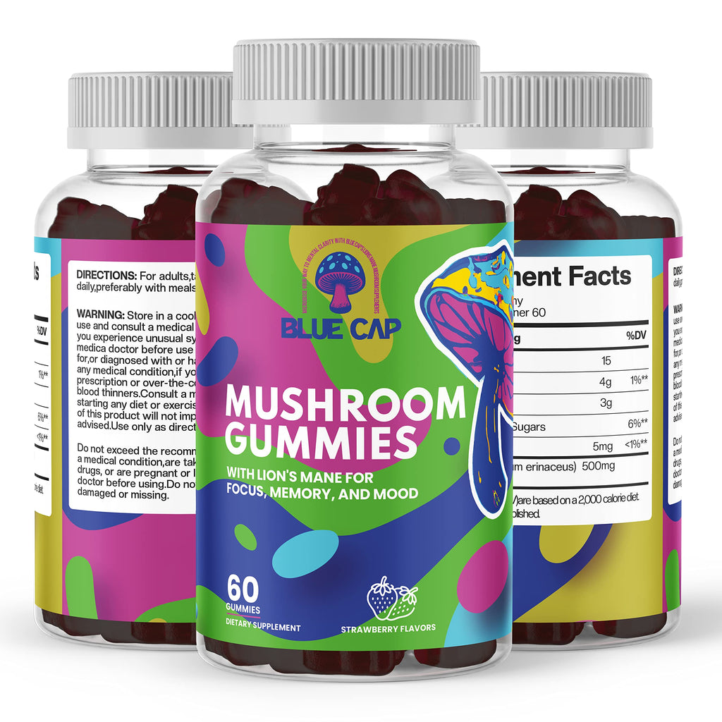Herbal mushroom supplements for wellness