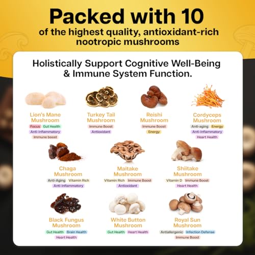 Herbal mushrooms for daily vitality