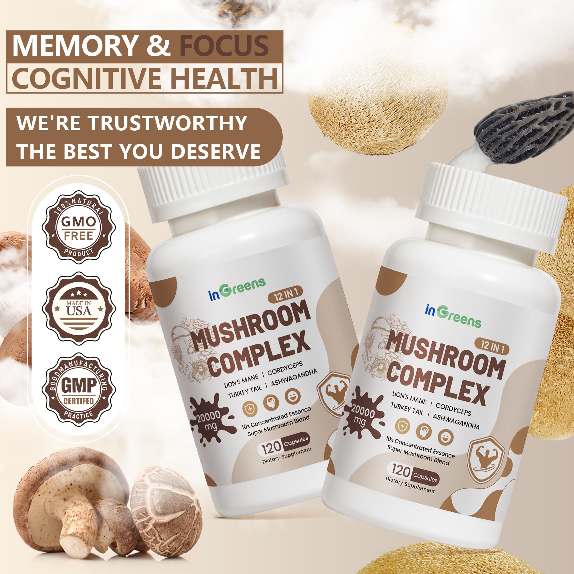 herbal mushrooms for daily vitality