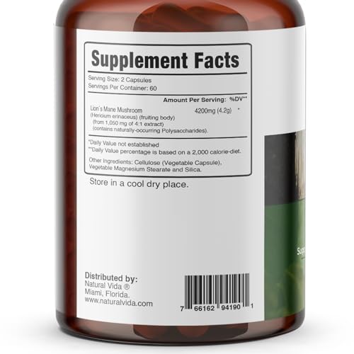 Herbal mushrooms for enhanced focus