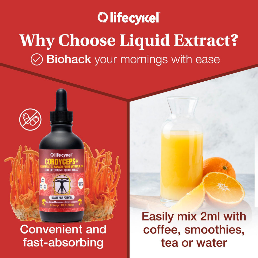 Herbal mushrooms for enhanced performance