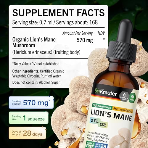 Herbal mushrooms for improved concentration