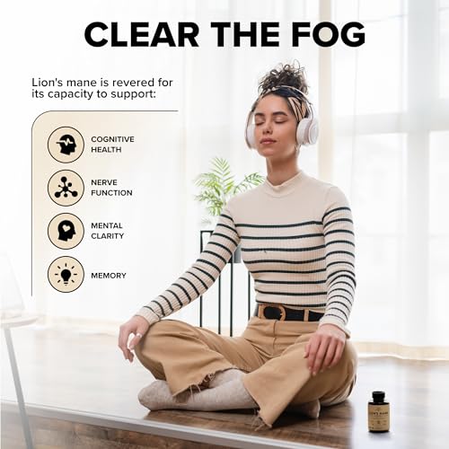 Herbal mushrooms for mental clarity