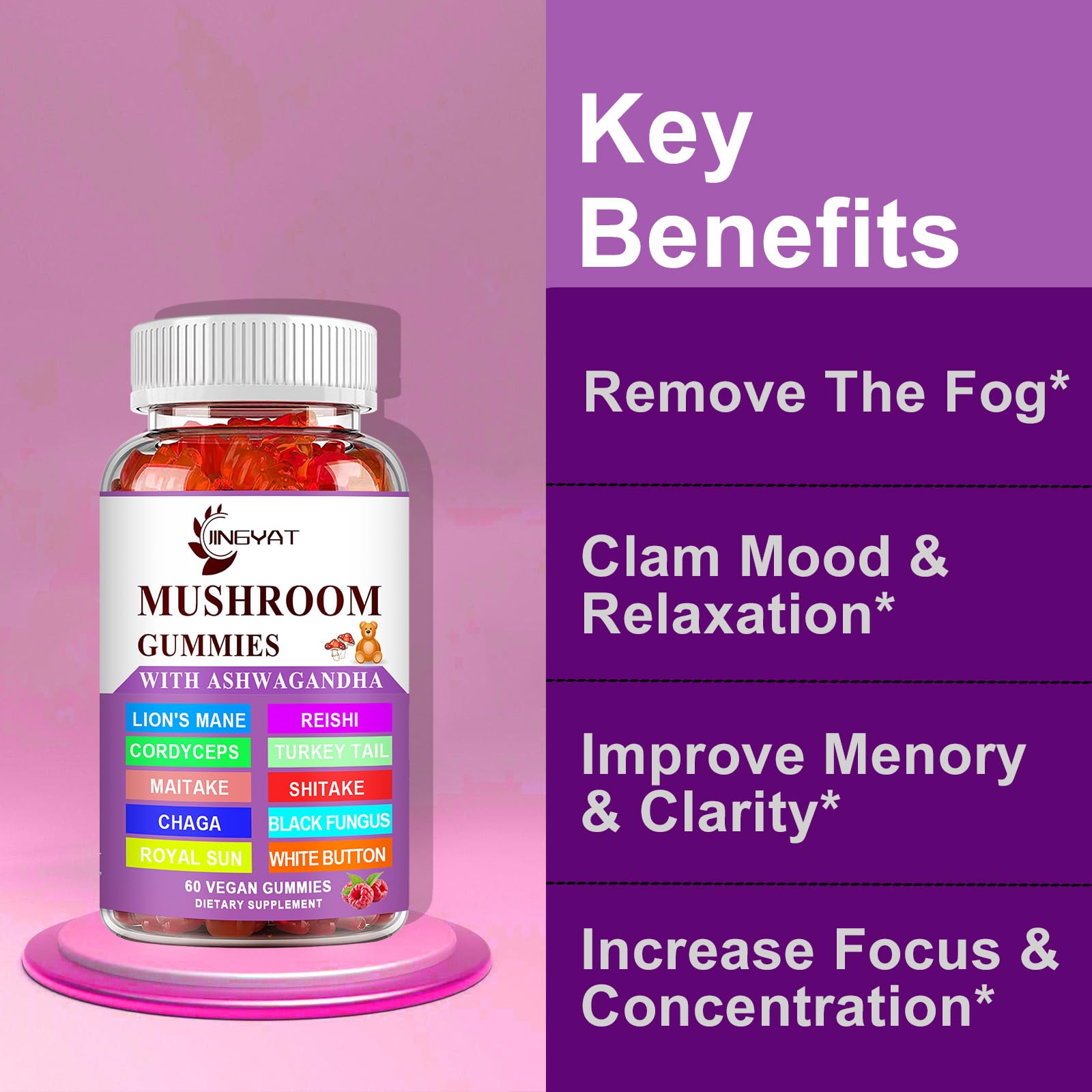 herbal mushrooms for mental clarity