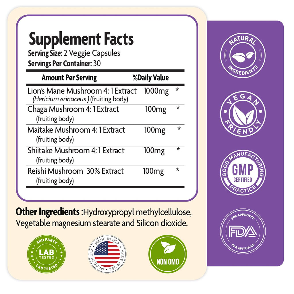 herbal mushrooms for mental clarity