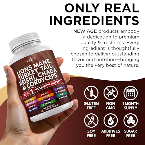 Herbal mushrooms for overall well-being