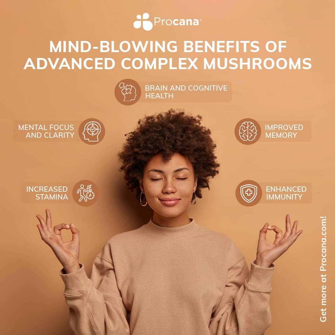 Herbal mushrooms for stress relief