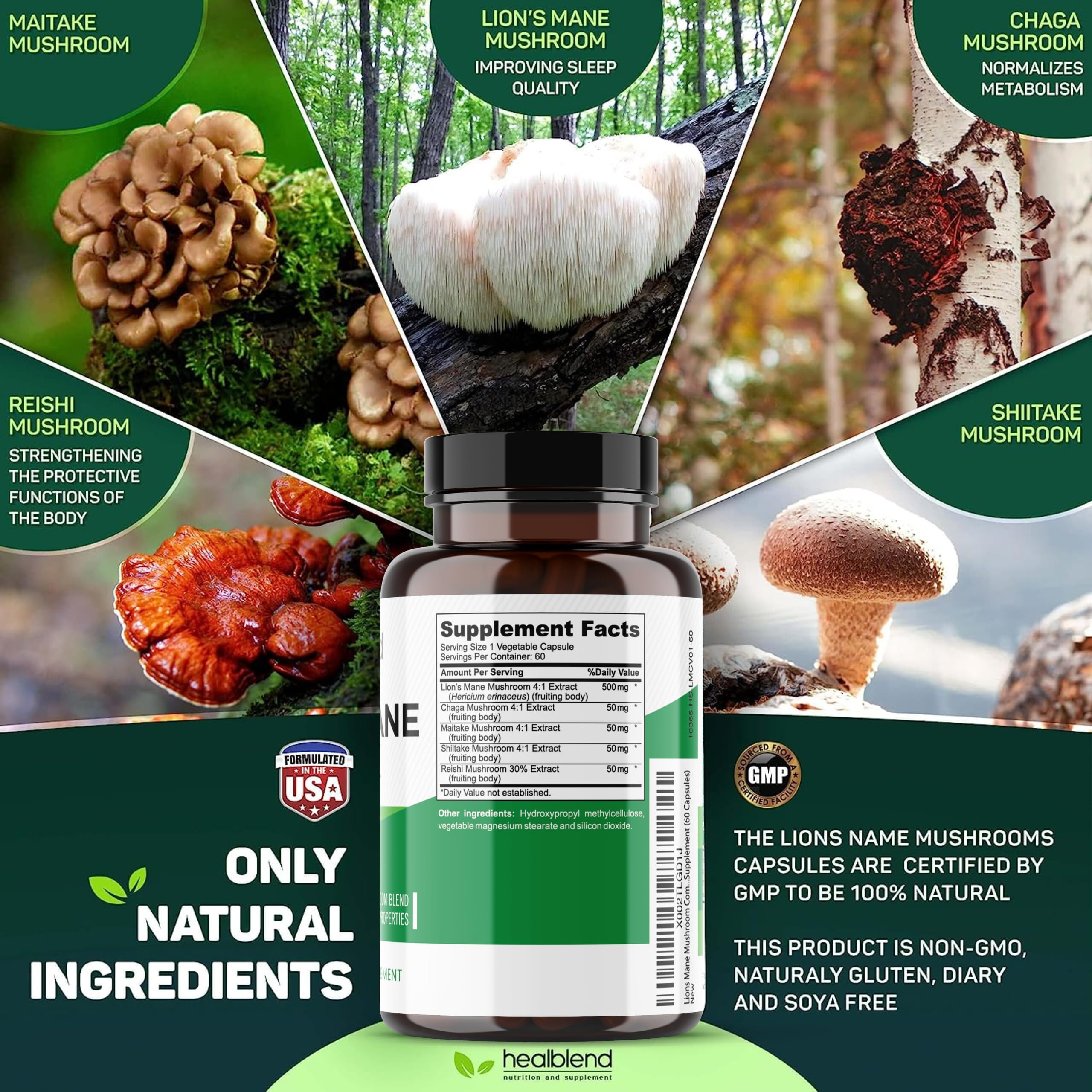 herbal mushrooms for vitality