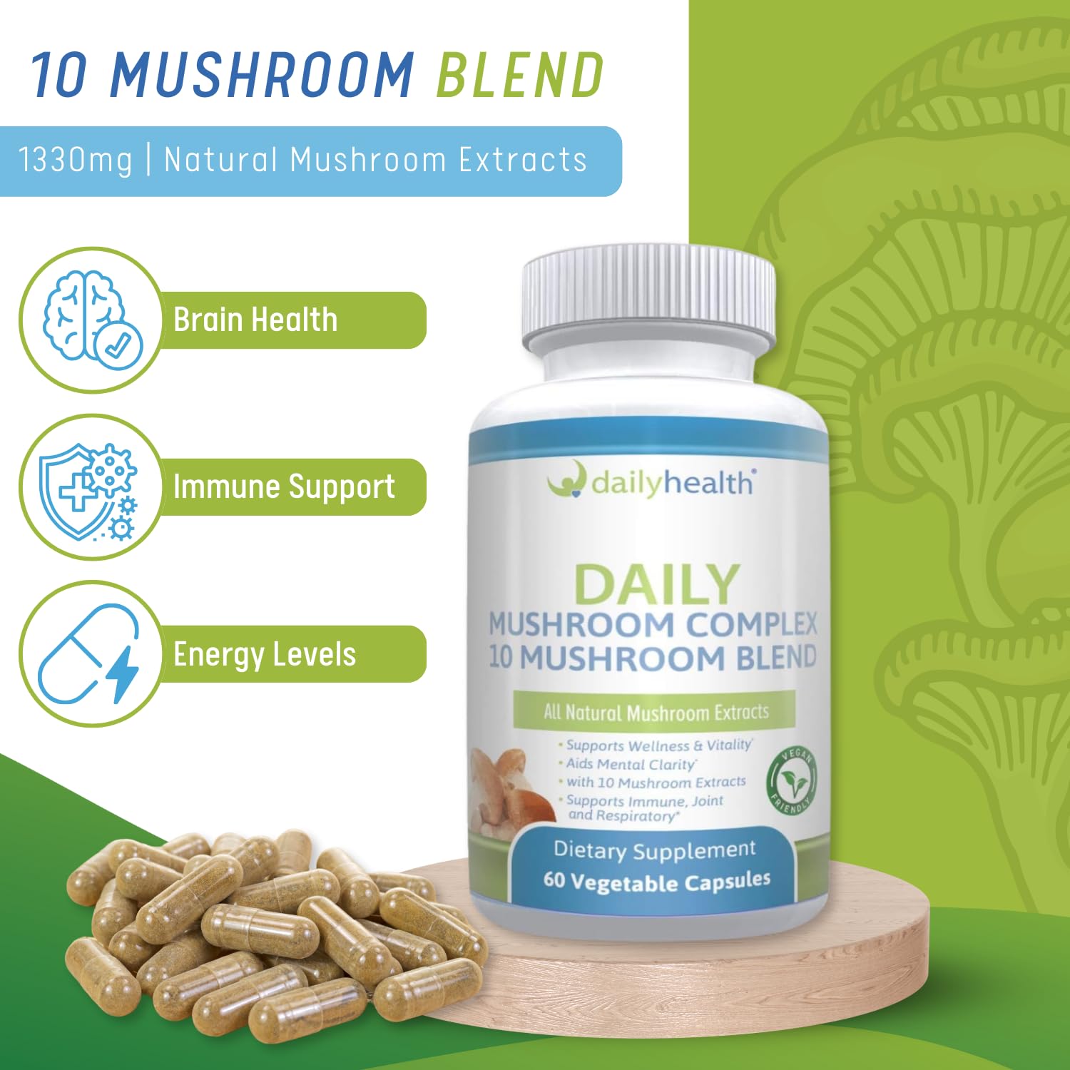 herbal mushrooms for wellness