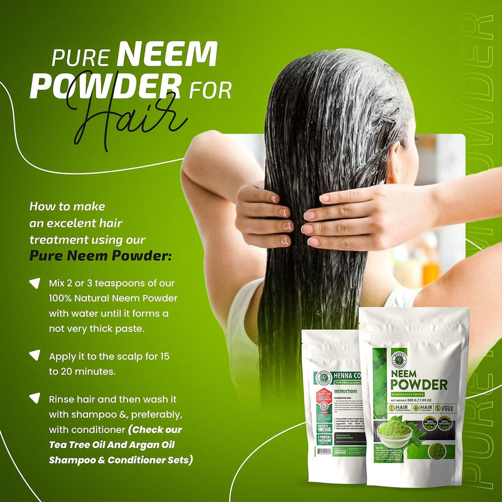 herbal neem powder for glowing skin