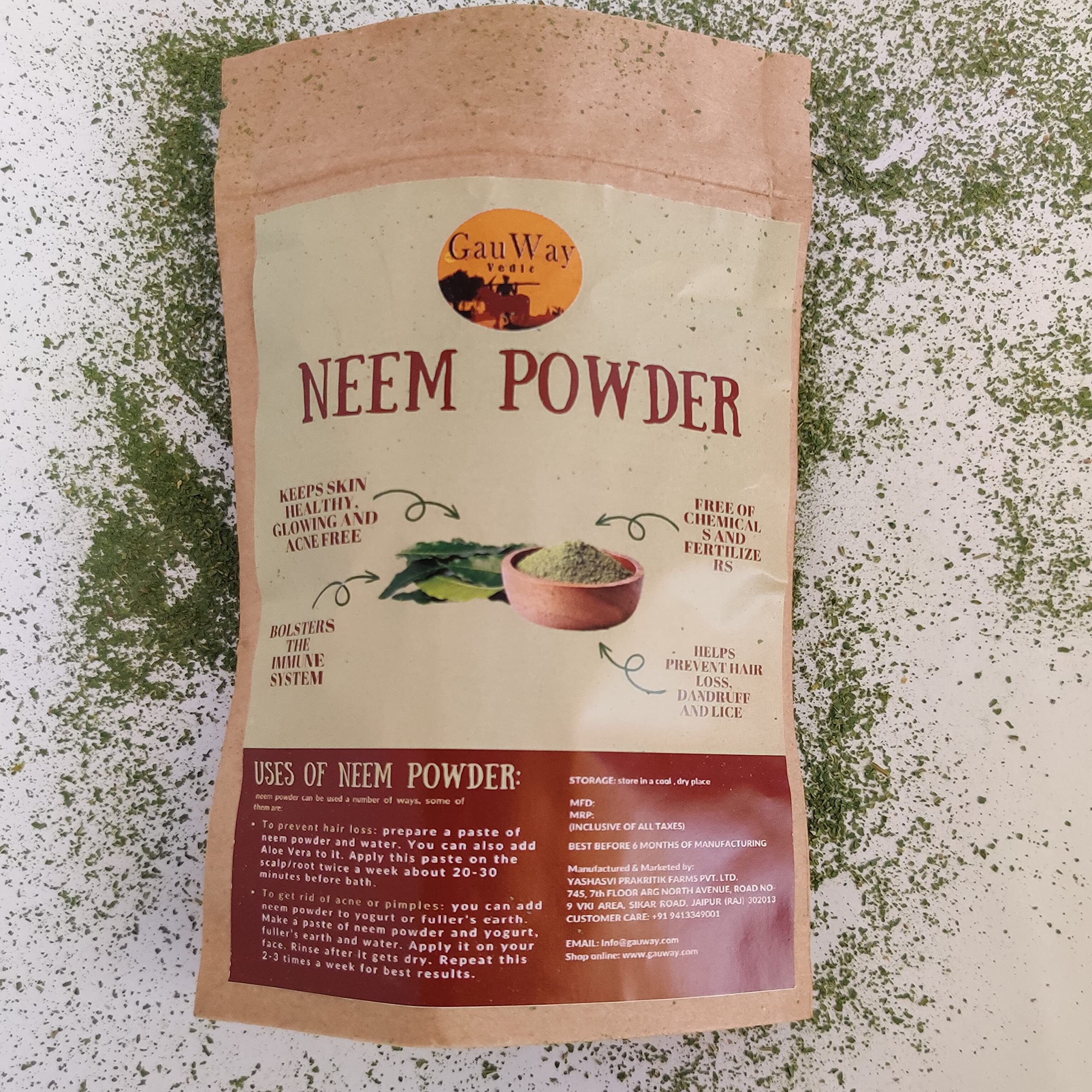 herbal neem powder for wellness