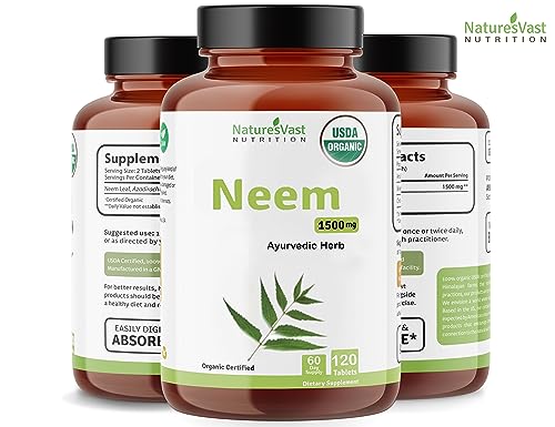 Herbal neem tablets for skin vitality