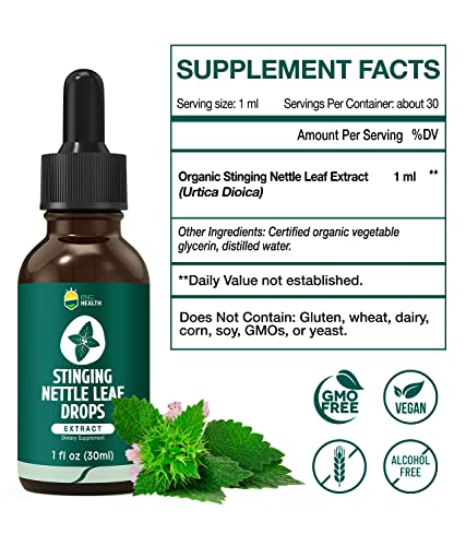 herbal nettle tincture for natural healing