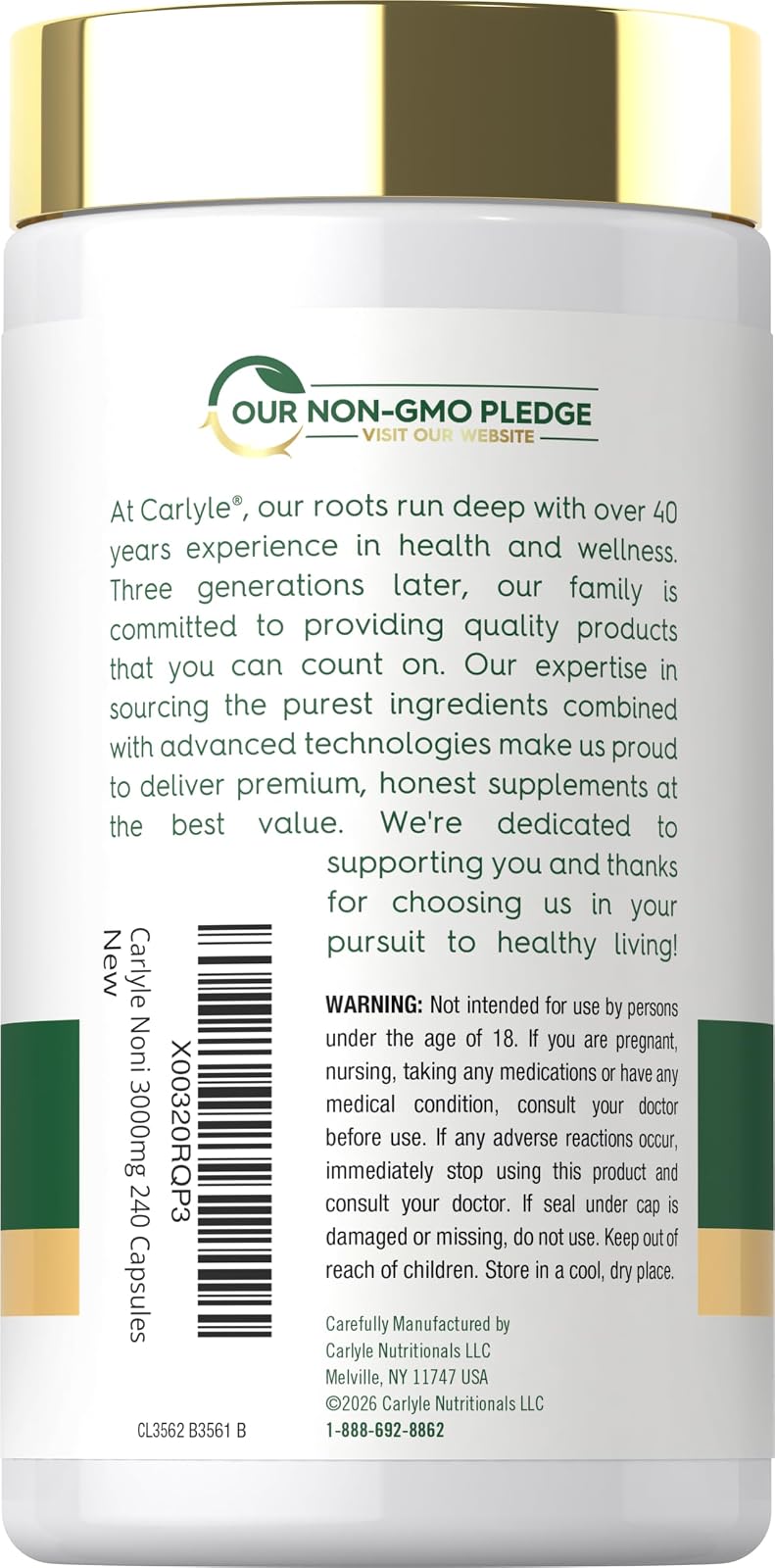 Herbal Noni capsules for immune support
