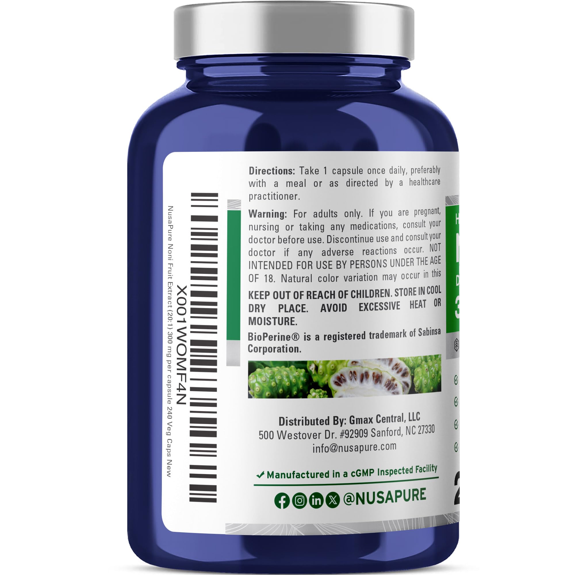herbal noni capsules for vitality