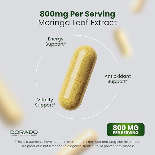 herbal nutrition with moringa capsules
