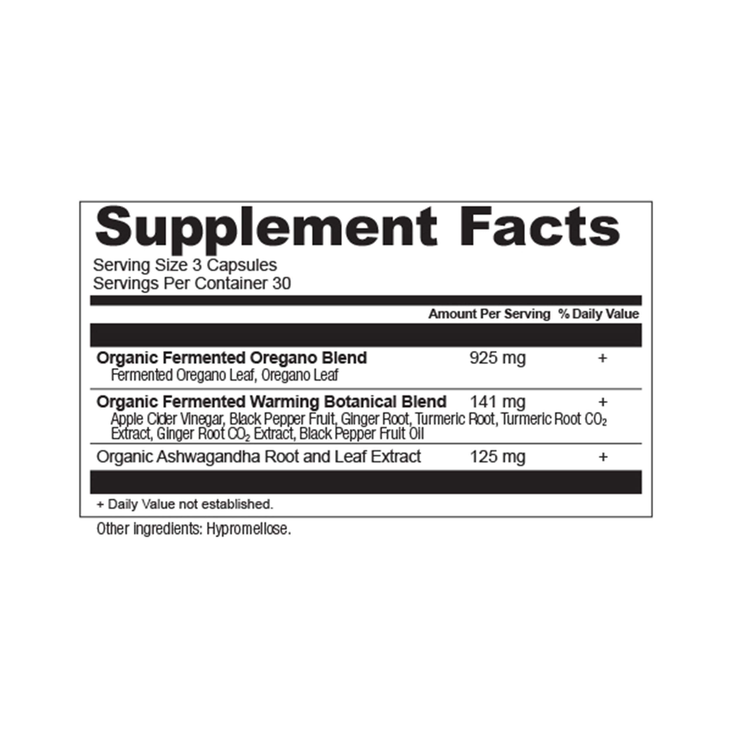 herbal oregano capsules for wellness