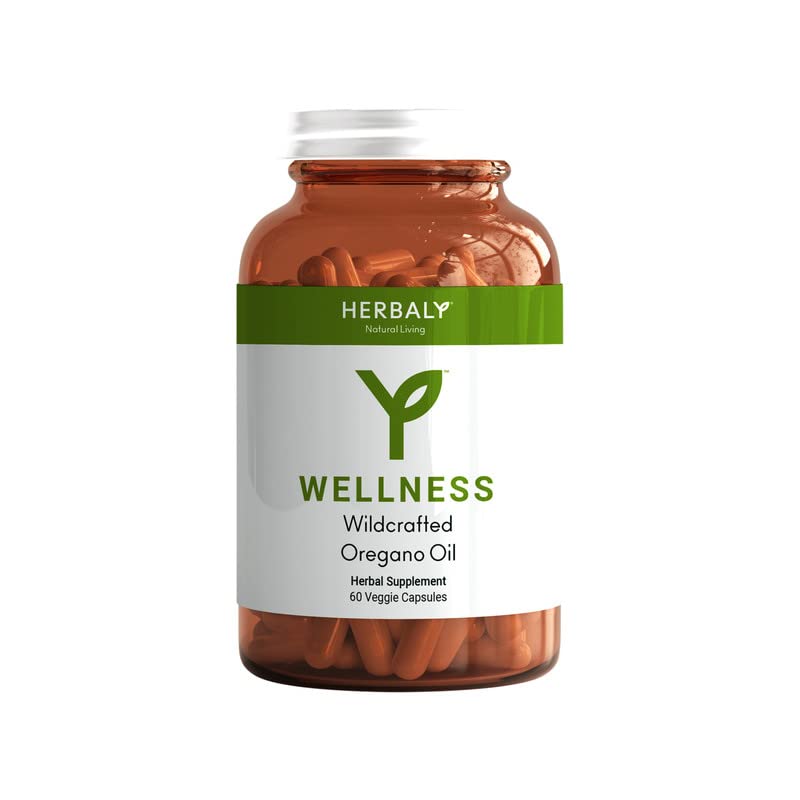 herbal oregano oil capsules for wellness
