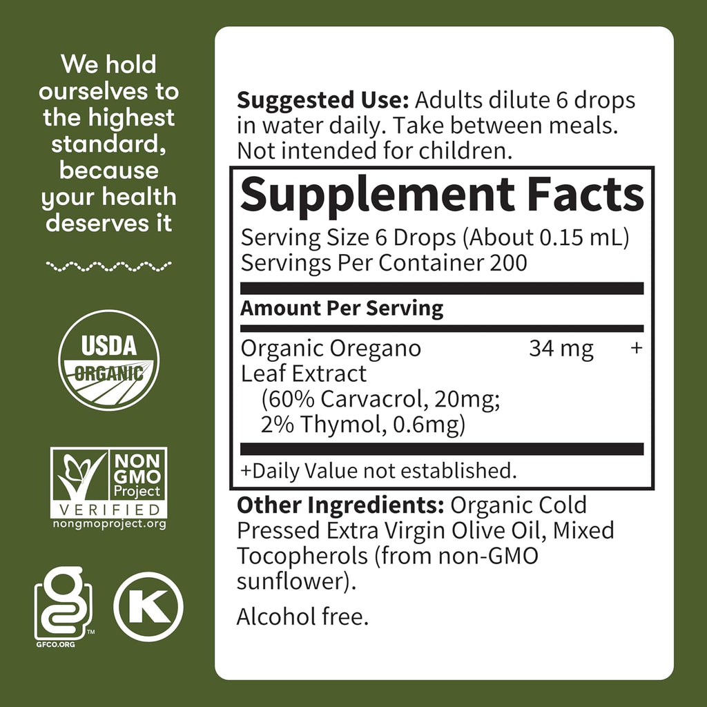 herbal oregano oil for seasonal support