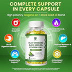 herbal oregano oil softgels for wellness