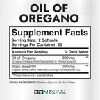 herbal oregano oil supplement