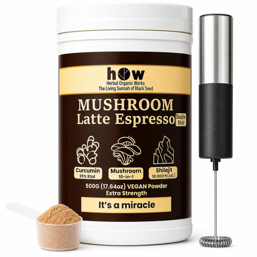 Herbal Organic Works mushroom coffee benefits