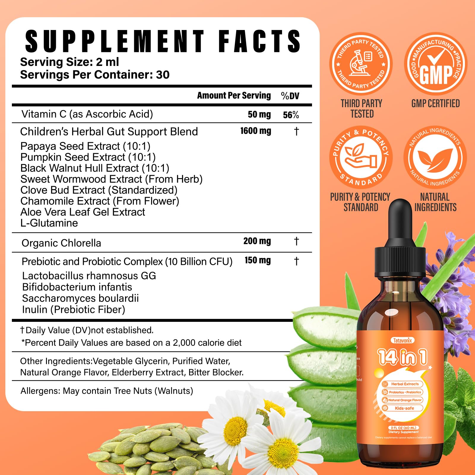 Herbal parasite cleanse formula