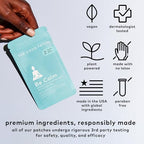 Herbal patches for calming effects