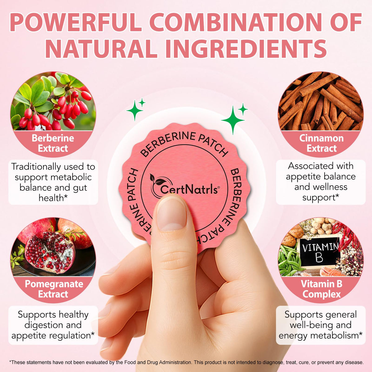 Herbal patches with L-Glutamine benefits