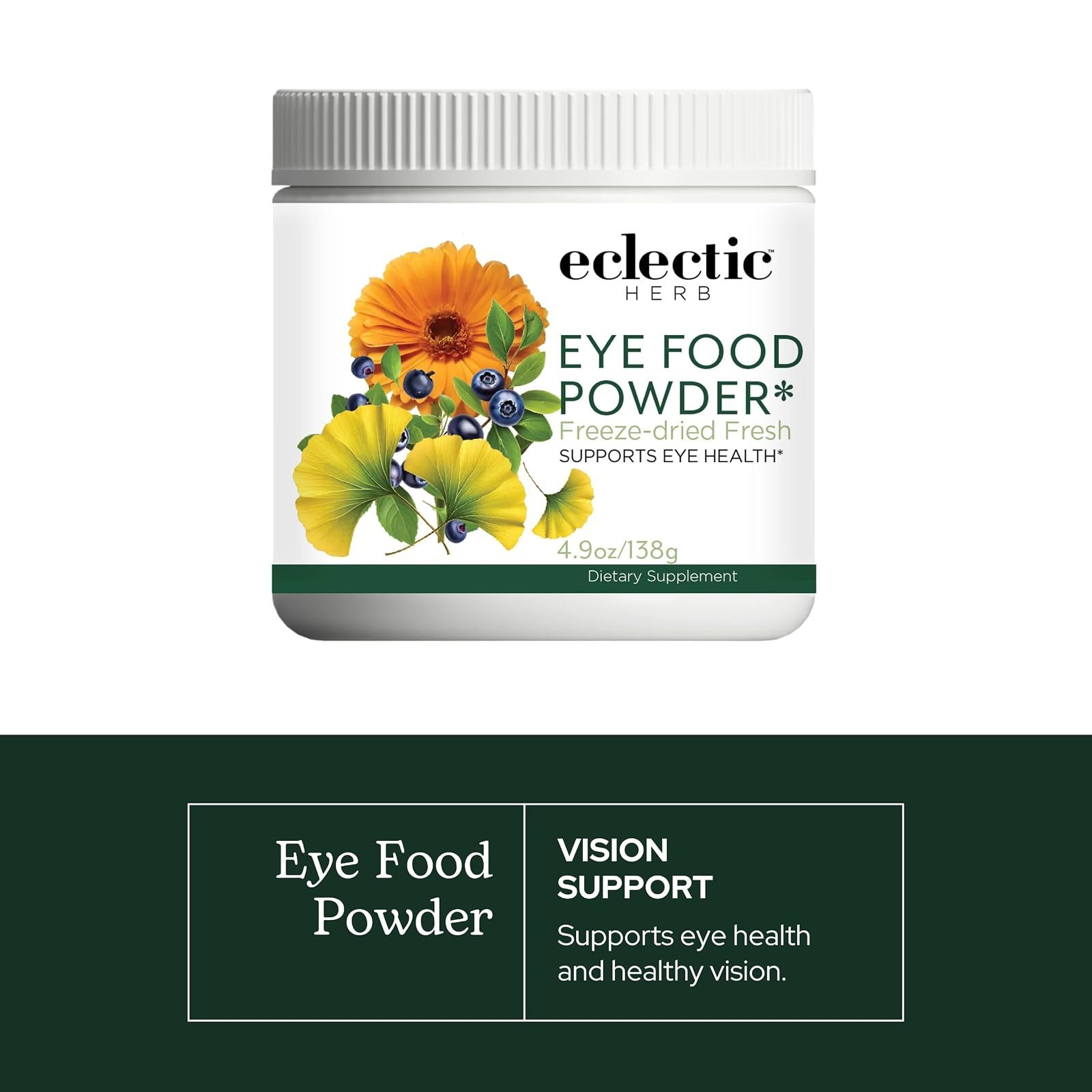 Herbal powder for eye health
