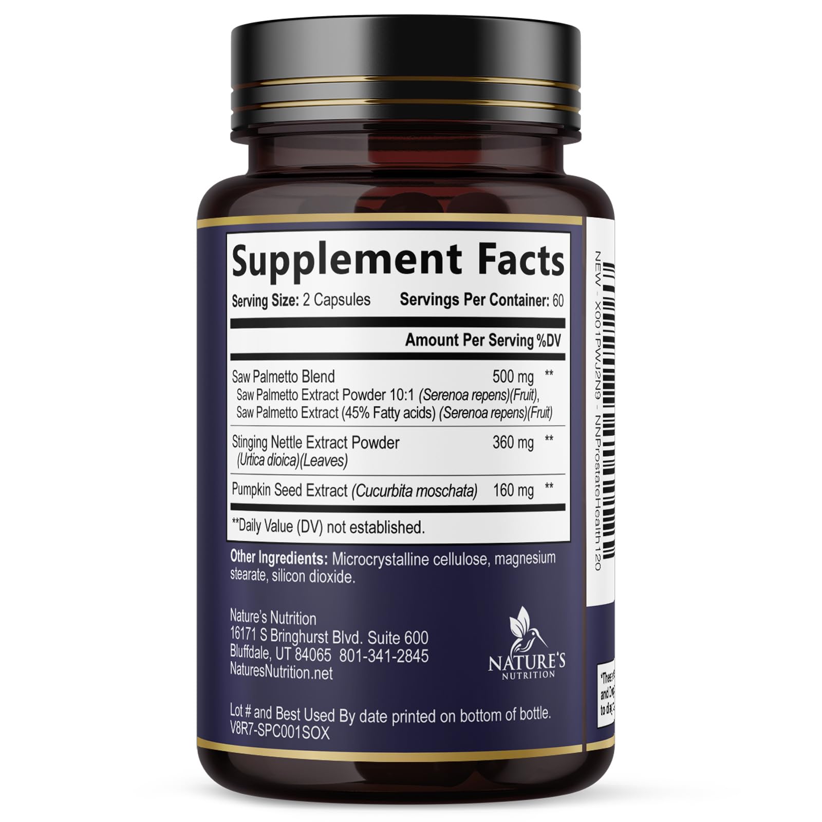 herbal prostate health capsules for men