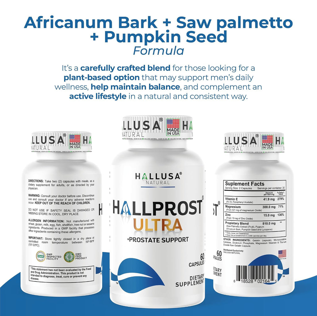Herbal prostate support for daily use
