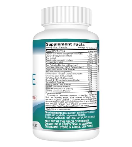 herbal prostate support supplement benefits