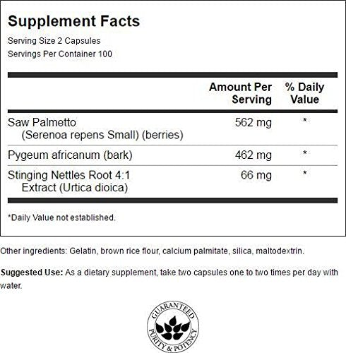 herbal prostate support with saw palmetto