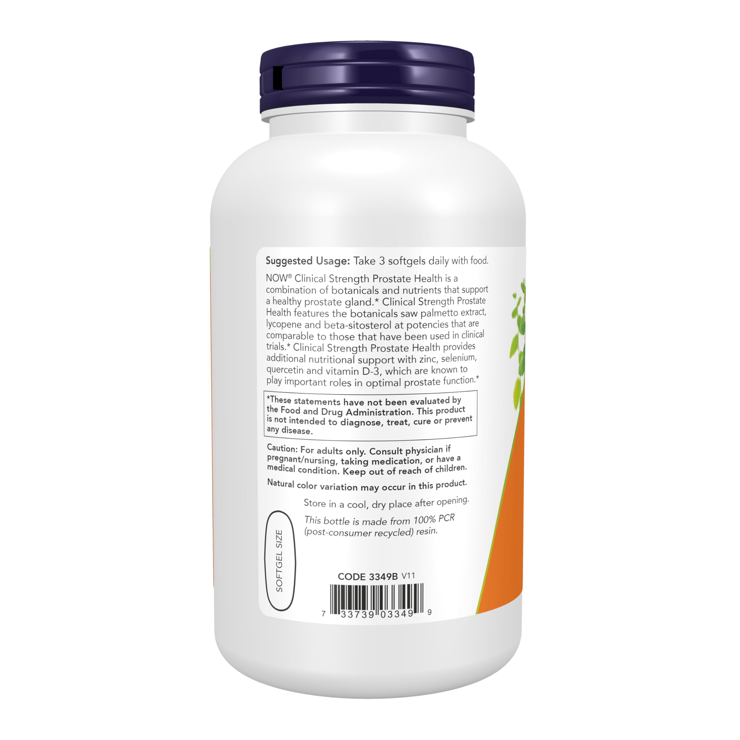 herbal prostate support with saw palmetto
