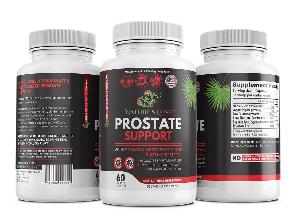 herbal prostate support with zinc