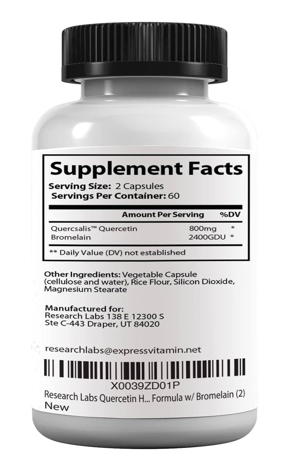 herbal quercetin capsules for daily health