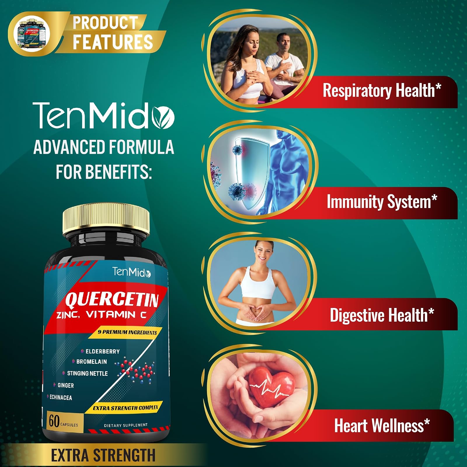 Herbal Quercetin for seasonal allergies