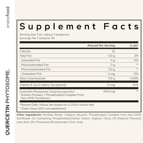 herbal quercetin for seasonal allergies
