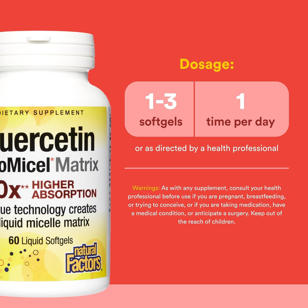 herbal quercetin supplement for allergies