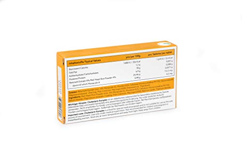 herbal red yeast rice dietary supplement