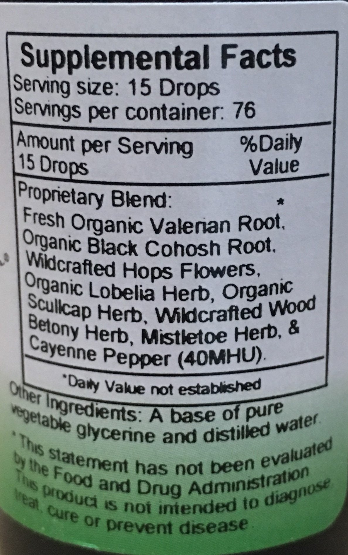 Herbal relaxation support without fillers