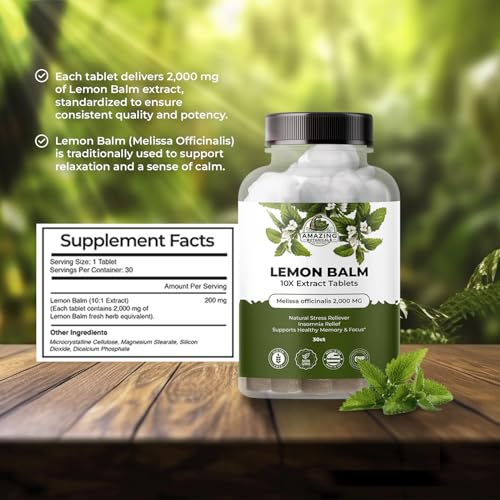 Herbal relaxation with Lemon Balm extract