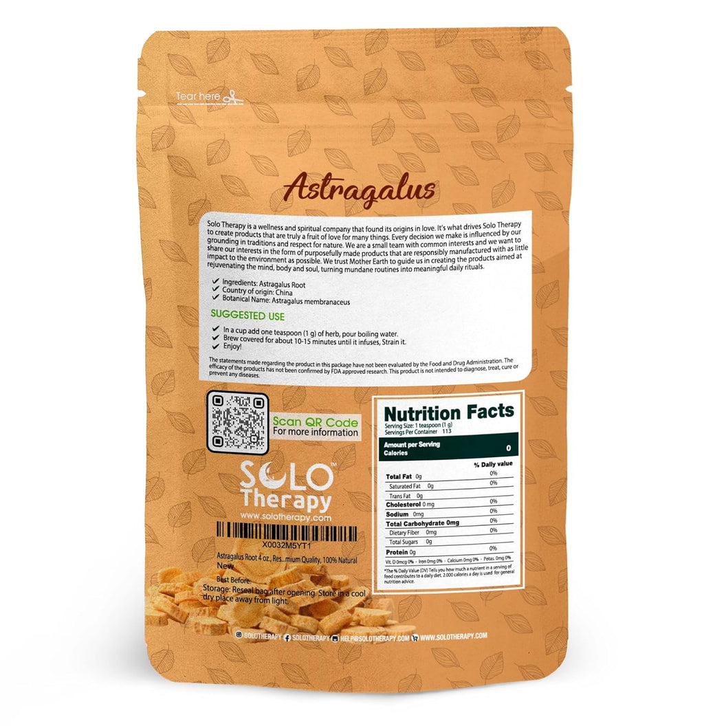 Herbal remedy astragalus root 4 oz