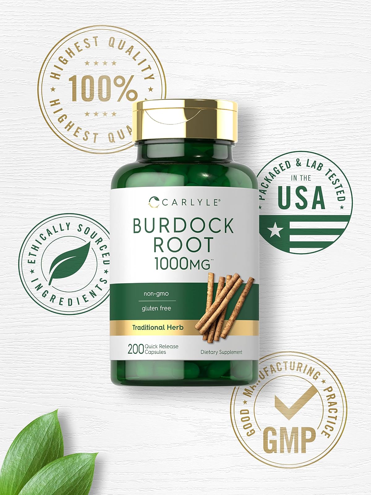 herbal remedy burdock root capsules