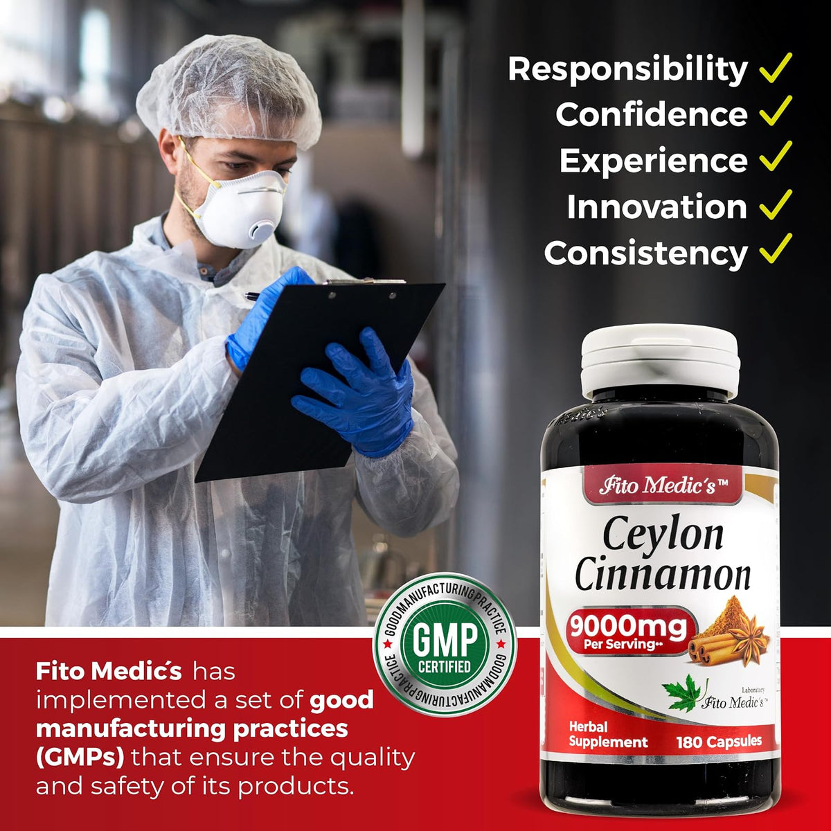 Herbal remedy Ceylon cinnamon capsules