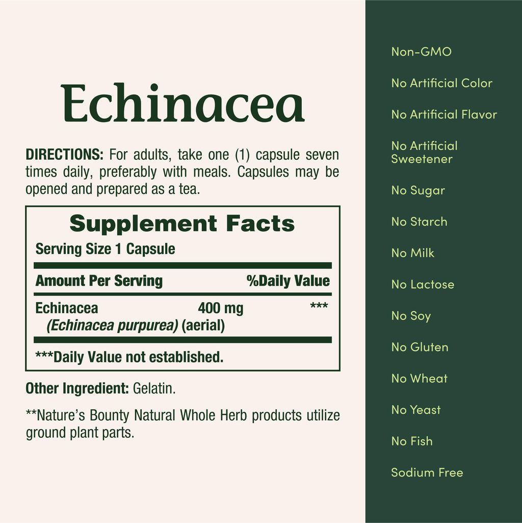 herbal remedy echinacea for colds