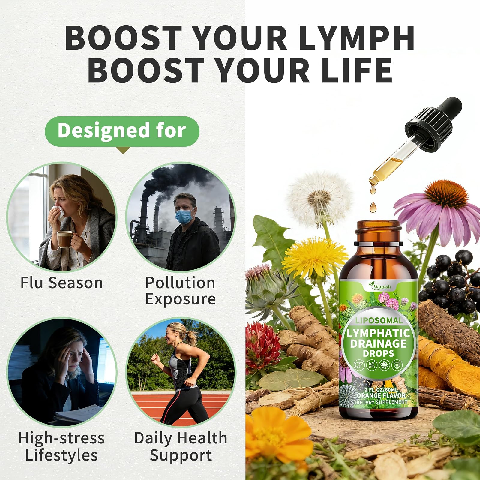 Herbal remedy for lymphatic wellness